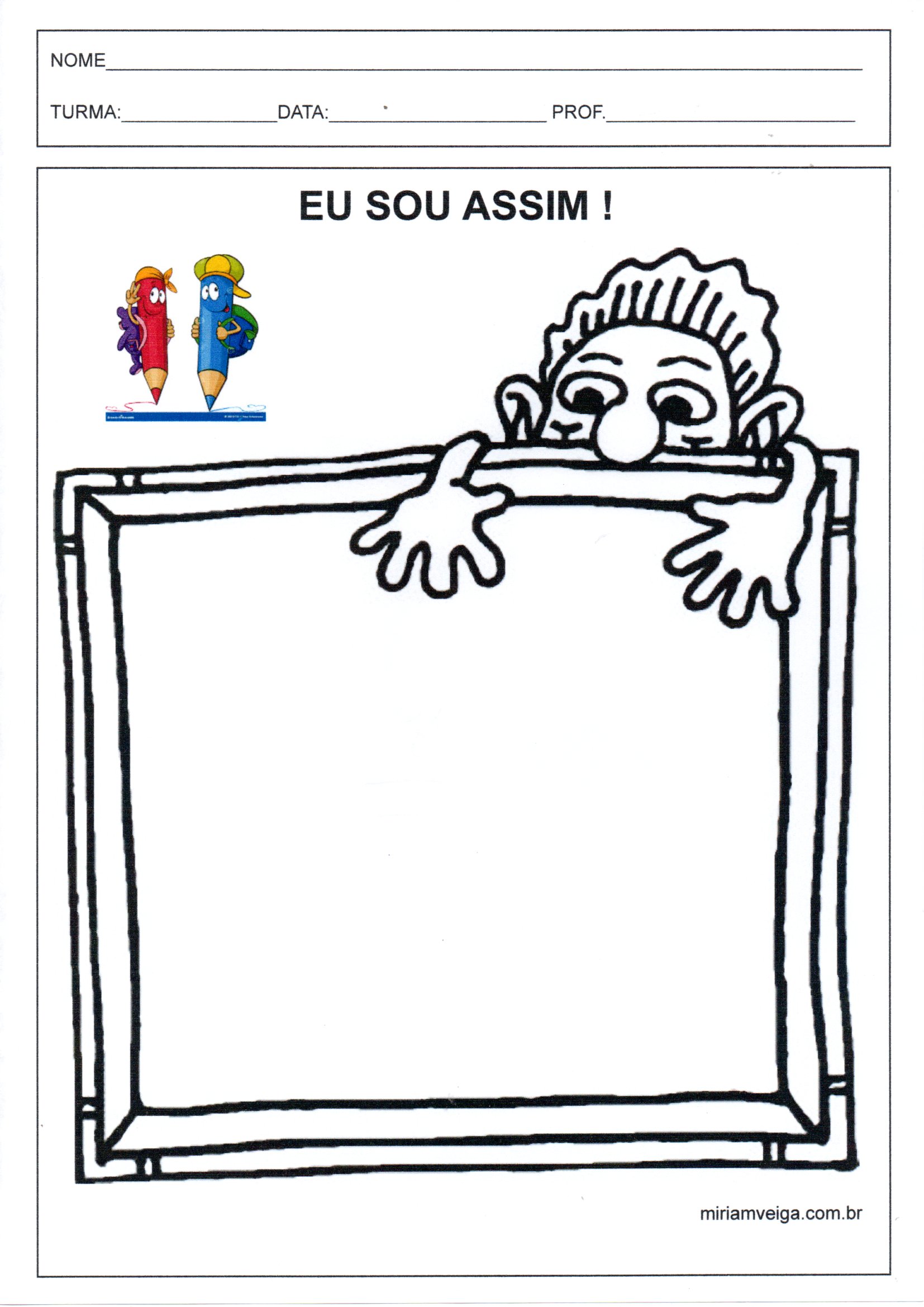 💖Educação Infantil-Eu sou assim · Alfabetização Blog
